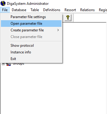 VII.2.3 Import Parameters
